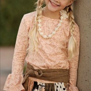 Persnickety | Shirts & Tops | Persnickety Nob Hill Pink Damask Top 2 Months | Poshmark